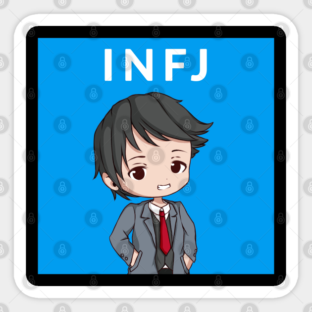 INFJ Personality (Chibi Style) - Infj - Sticker | TeePublic